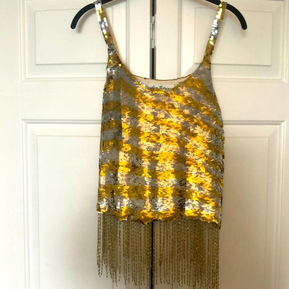 Tops | Vintage Ann Katrine 8 Sequin Top Size Small Taylor Swifts Eras ...